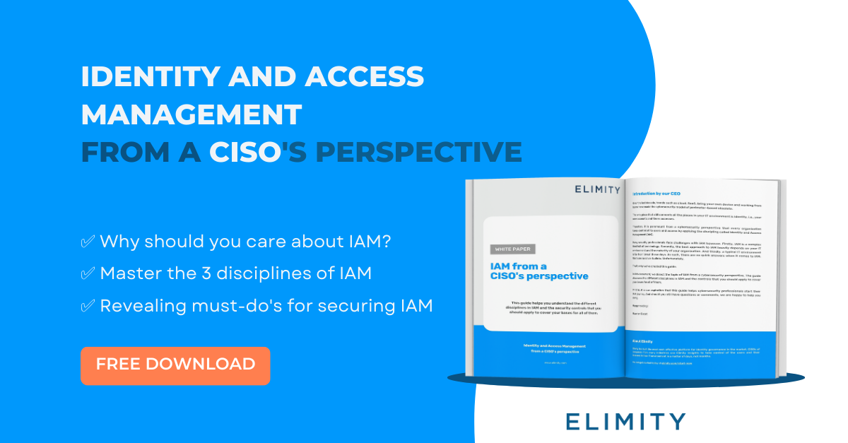 IAM from a CISO's perspective