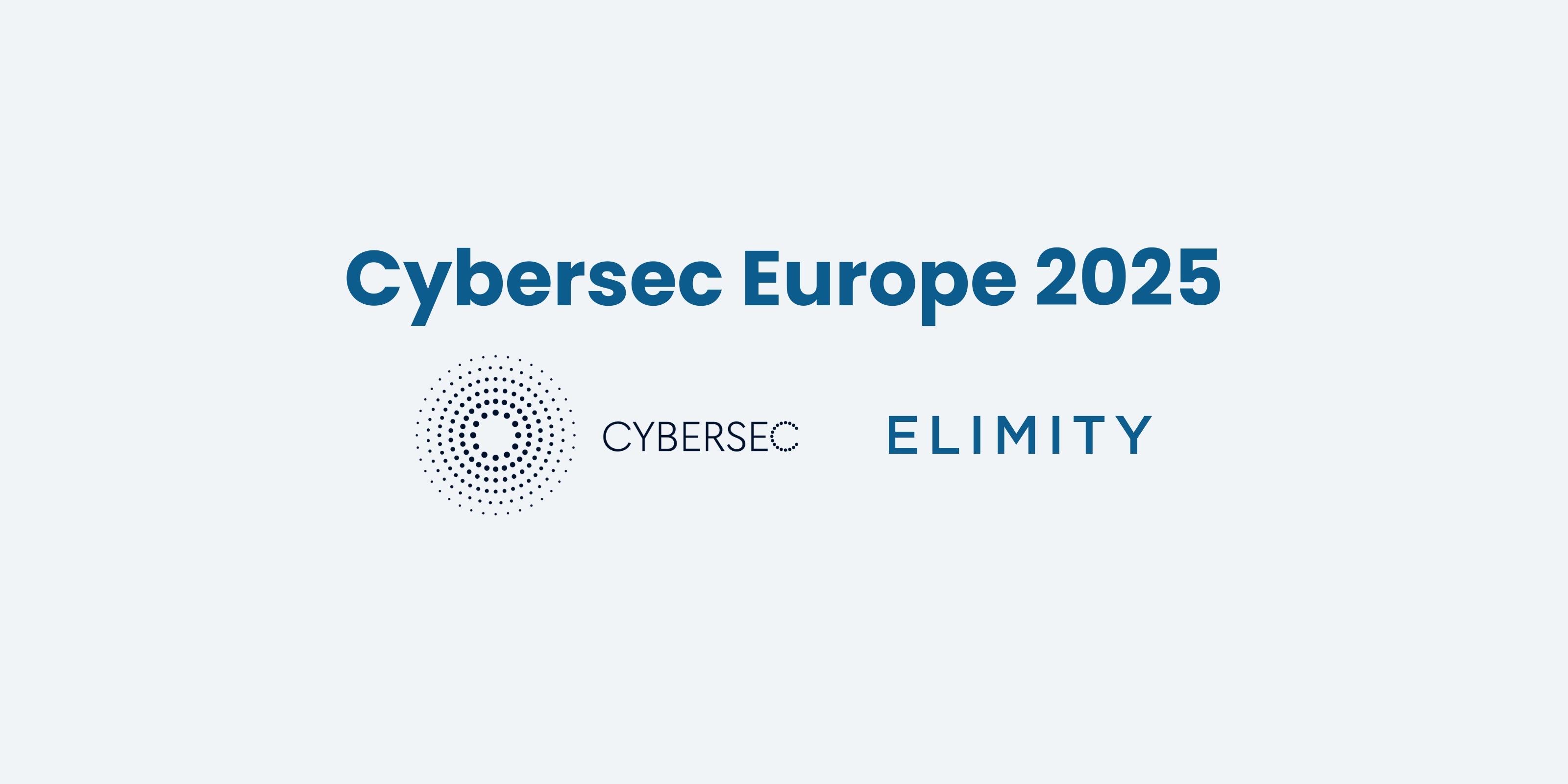 Join Elimity at CyberSec 2025!